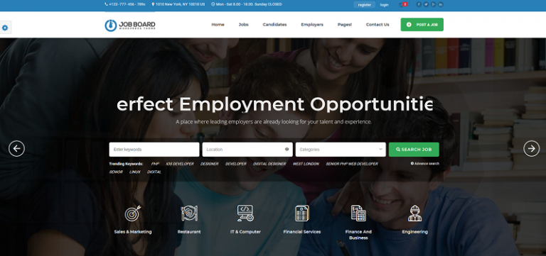 Six Best Job Board Themes For Employers in 2019 | NooTheme